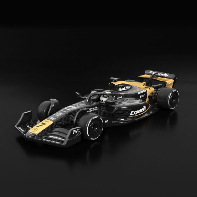 Mattel nabízí model auta APXGP Brada Pitta v měřítku 1:64 F1